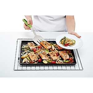 Lekue 12 by 16-Inch Non-Spill Baking Sheet, Black