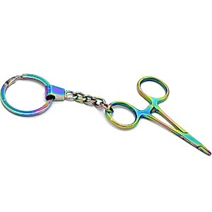 AAProTools Miniature Multi Titanium Rainbow Needle Driver Instruments Keychain