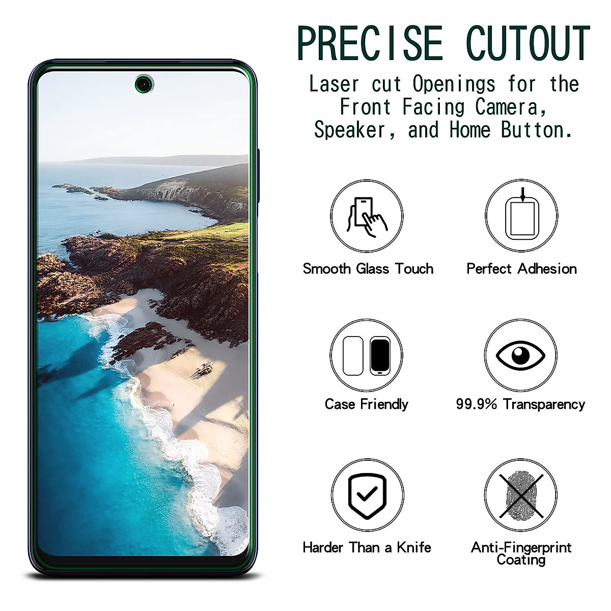 KAREEN [2-Pack] Screen Protector for Motorola Moto G Stylus 5G 2022, Moto G Stylus 2022 [Not Fit for 2021/2020 Version] Tempered Glass, Anti Scratch, Bubble Free