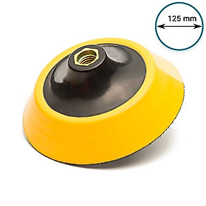 Glass Polish 12621 Rotary Backing Pad, Buffing and Polisher Backing Plate 5/8"-11 | Size 5 inch