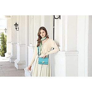 E Small Crossbody Bags for Women, Trendy Crossbody Purse Leather Shoulder Bag Purses