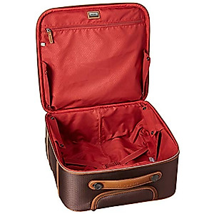 DELSEY Paris Chatelet Soft Air Luggage Under-Seater with 2 Wheels, Chocolate, Carry-on 16 Inch