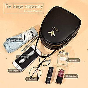 WangWang Small Crossbody Bags Shoulder Bag for Women Stylish Ladies Messenger Bags Purse and Handbags Wallet 0-black