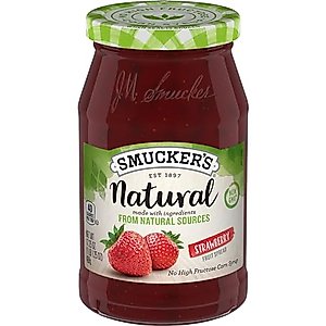 Smucker's Natural Strawberry Fruit Spread, 17.25 Ounce