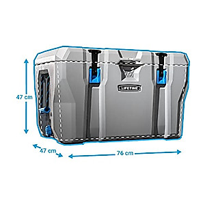 Lifetime Unisex's 77 Quart High Performance Cooler, Gray