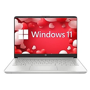 HP 14 Business Laptop Computer, 14" FHD IPS Display, AMD Ryzen 3 3250U, Windows 11 Home, 12GB RAM, 512GB SSD, AMD Radeon Graphics, WiFi 5, HDMI, Type-C, SD Media Card Reader, Long Battery Life, PCS
