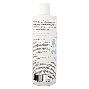 Purezero Moroccan Argan Oil Shampoo & Conditioner set - Repair Damaged Hair - Restore Strength, Shine & Softness - Zero Sulfates, Parabens, Dyes, Gluten - 100% Vegan & Cruelty Free - Great For Color Treated Hair