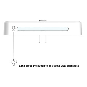 Wall Mount Outlet Extender with 3 USB Charging Port (1 USB C Port) Power Strip with a Touch-Control LED Night Light Max 10A 2500W Flat Plug Universal Socket Spaced Outlet
