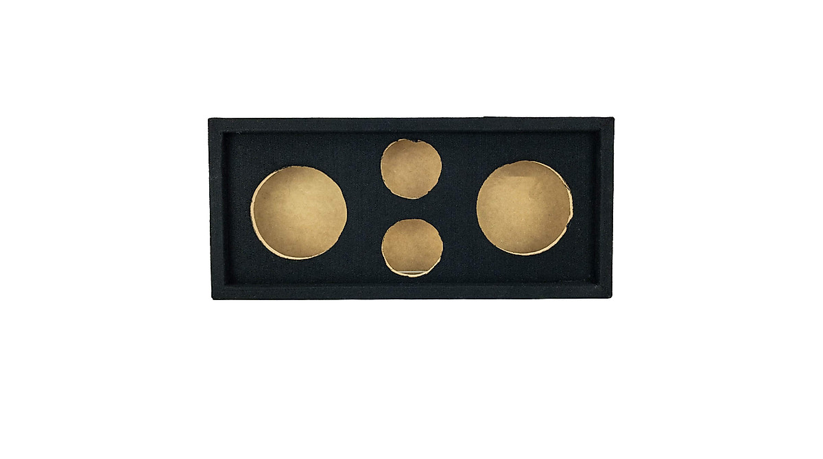 Q Power Car Audio Subwoofer Enclosure Box Chuchero for 10" Mids and 3 ...