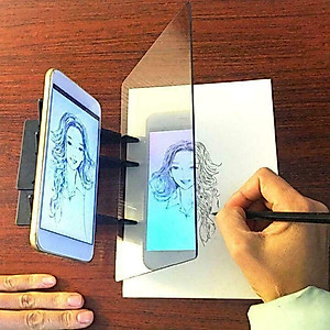 Optical Drawing Board Sketch Wizard Easy Tracing Drawing Sketch Drawing Board Optical Tracing Board Art Easy Drawing Sketching Tool for Students Artists Beginners Drawing Projector Painting Board