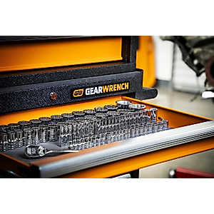 GEARWRENCH 163 Piece Chrome Socket SET | 6 Point | SAE & MM | 89073