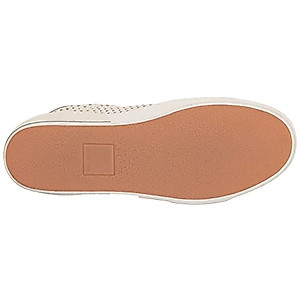 Dolce Vita Women's Zina PERF Sneaker, White Perforated Leather, 6.5