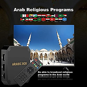 2023 New Arabic TV Box Arab TV Box The Upgrade Version of Arabic Box Strong Wi-Fi Support Bluetooth Core Mali-450 GPU