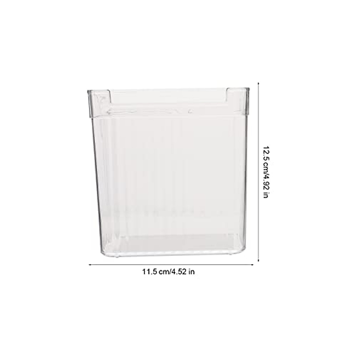 Fridge Organizer Bin 2pcs Refrigerator Organizer Bins: Plastic Storage Bins Food Storage Containers Fridge Trays Egg Organizer For Organizing Kitchen Food Snack Pantry Cabinet