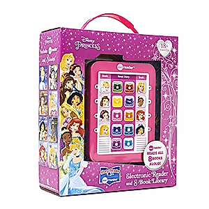 Disney Princess Cinderella, Belle, Ariel, and More!- Me Reader Electronic Reader and 8 Sound Book Library - PI Kids