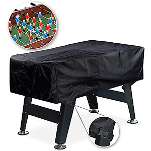 Foosball Table Cover Soccer Table Cover Protection Waterproof Outdoor/Indoor UV Resistant-63x45x19 inches (LxWxH)