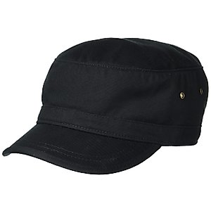 econscious SWEET-250 100% Organic Cotton Twill Adjustable Corps Hat, Black