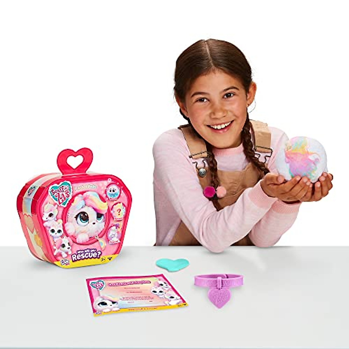 Little Live Pets| Scruff-a-Luvs Mystery Animal Reveal. Wash, Groom and Rescue A Cute Pastel Rainbow Colored Plush Pet.