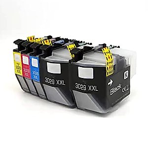 BJ-INK Replacement for Brother LC3029 LC3029 XXL MFC J5830DW Ink Cartridges for Brother MFC-J5830DW MFC-J6535DW MFC-J6935DW MFC-J5830DW XL MFC-J6535DW XL Printer