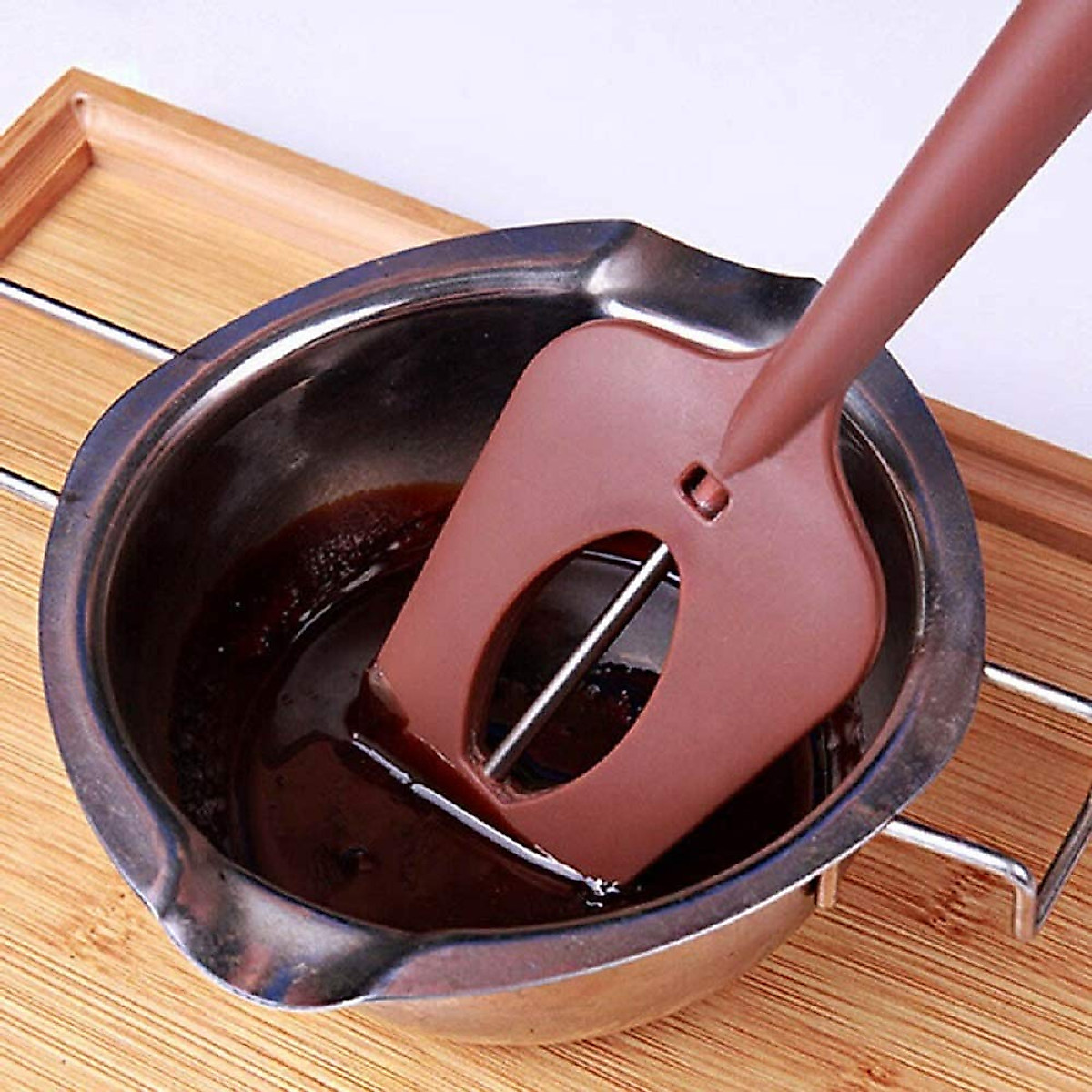 Silicon Candy Thermometer Digital Spatula Thermometer Professional Durable deep Frying Instant Read Temperature Reader and Stirrer for Kitchen Cooking,Baking BBQ, Candy,Chocolate,Sauce, Jam