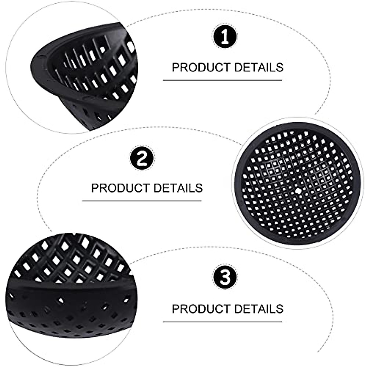 20pcs flower pot gaskets Flower Pot Hole Mesh Pad Round Bowl Shape Bonsai Pot Bottom Grid Mat Mesh Plant Pot Garden Drainage Mesh Hole Screens Size flower pot hole mesh mat M flowerpot bottom mat