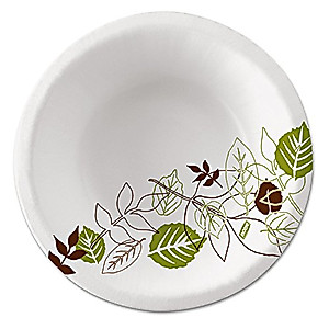 Dixie Ultra SXB12WSPK Bowls, Heavy Weight, 12oz., 125/PK, Pathways/White