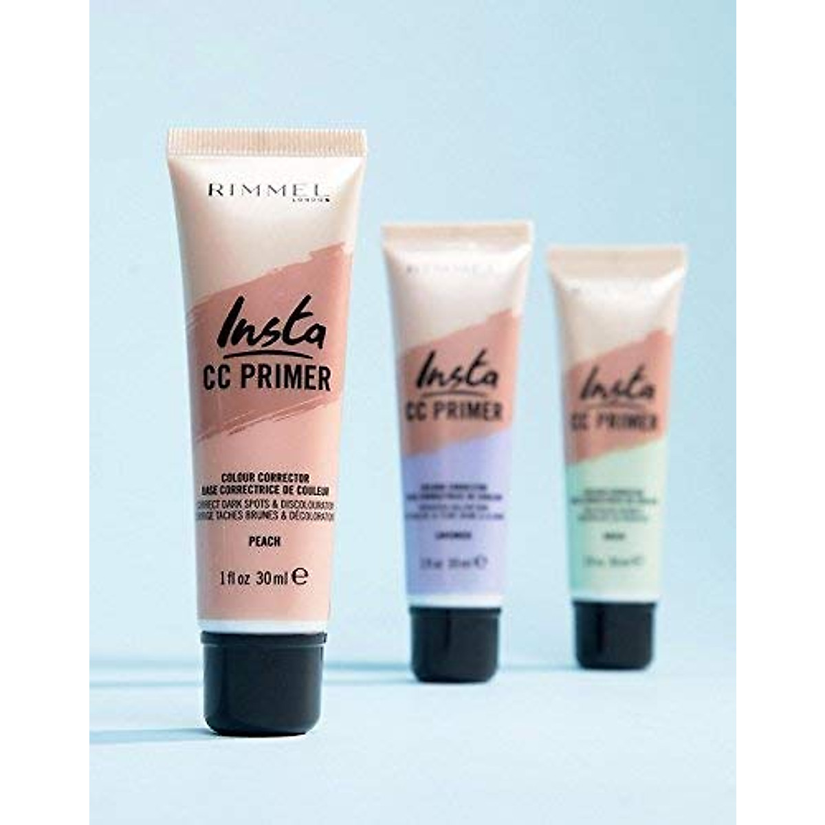 Rimmel Insta Flawless Color Correcting Primer, Peach (1 Count)