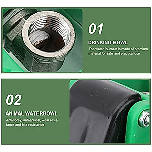 balacoo Automatic Livestock Waterer Bowl Horse Cattle Drinking Water Bowl Water Fountain Livestock Drinking Tools