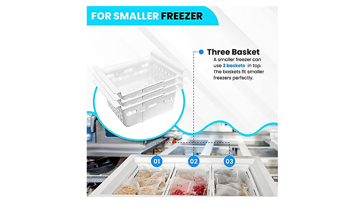 Organize Your Chest Freezer with FreezerMax Single Basket