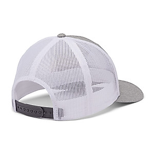 Columbia Women's Mesh Snap Back - High, Columbia Grey Heather Mt Hood Circle Patch, One Size