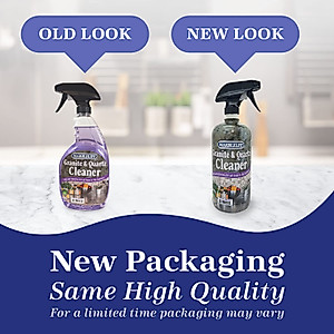 Marblelife Granite & Quartz Cleaner, Safe & Powerful Granite Countertop Cleaner, Oil & Wax Free Quartz Countertop, Effective Stone Care & Cleaning, 32oz Spray