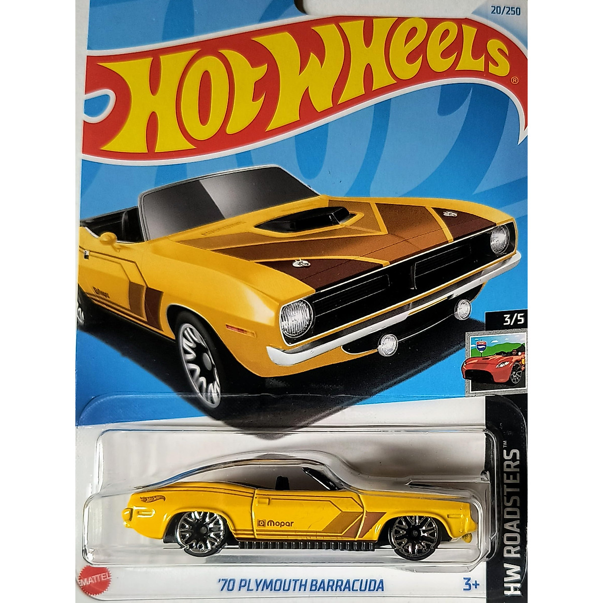 Hot Wheels Classic Hot Rods 1:64 Scale 5 Car Set Bundle