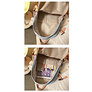 GBin Genshin Impact 17"Backpack Kazuha Printed Bookbag 17"Large Capacity Laptop Back Pack