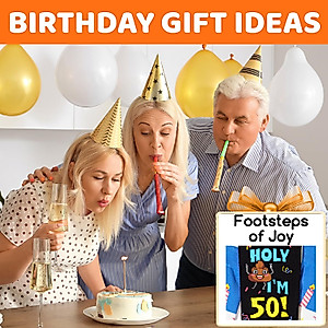 HAPPYPOP 50th Birthday Gifts for Him Her, 50 Year Old Gifts for Men Women, Gift for Guys Women in Their 50s, Gifts for 50 Year old Man Woman