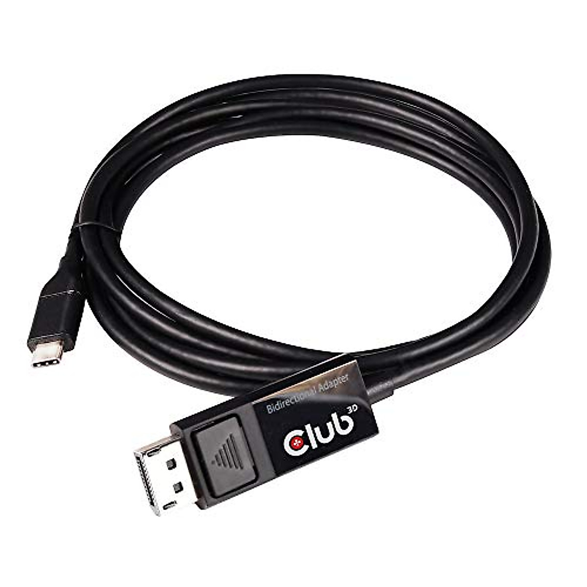 Club3D CAC-1557 USB Type C to Displayport 1.4 Bi-Directional Cable with 8K 60Hz, 4K 120Hz HDR Video Support 1.8m-6ft M/M