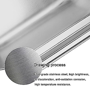 Commercial Sink Hand Washing Basin, Single Bowl Kitchen Sinks, Utility Laundry Portable Handwashing Station, for Outdoor Indoor, Garage, Laundry/Utility Room, Restaurant，38 * 33cm