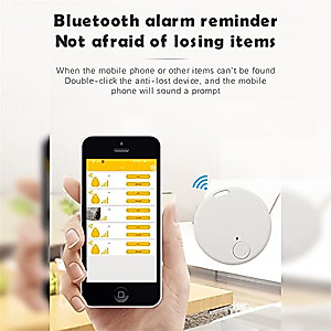 YUUAND Bluetooth Anti-Lost Device,Ring Locator,Portable Intelligent Security Device for Preventing Mobile Phone Keys from Being Lost