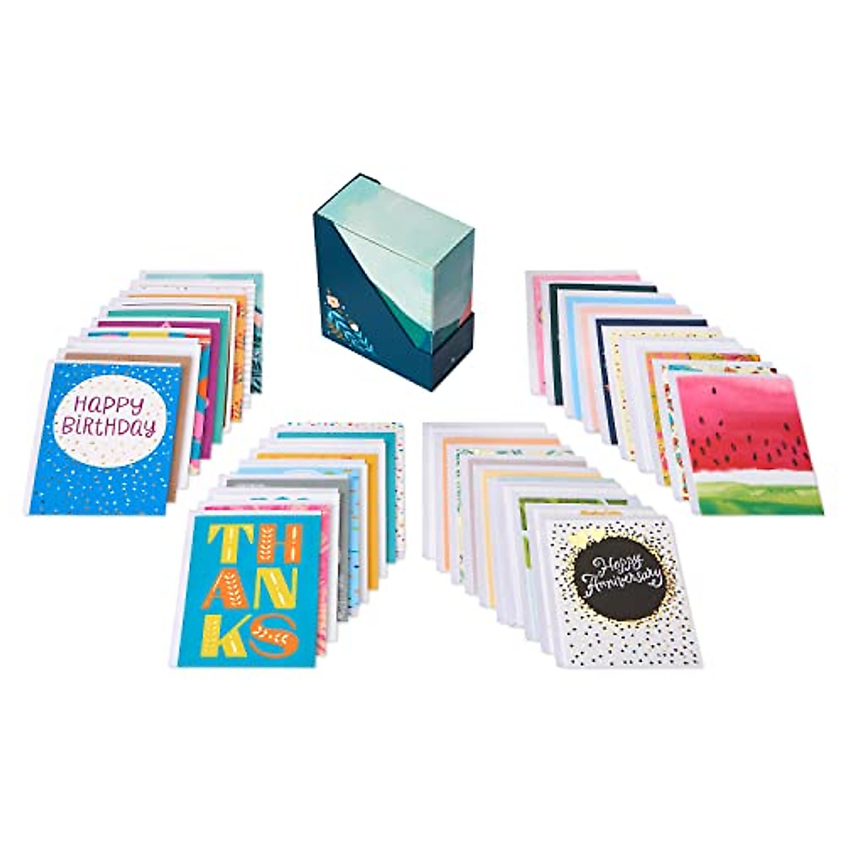 American Greetings All-Occasion Cards Assortment, Birthday, Thank You, Thinking of You, Congratulations & More (40-Count)