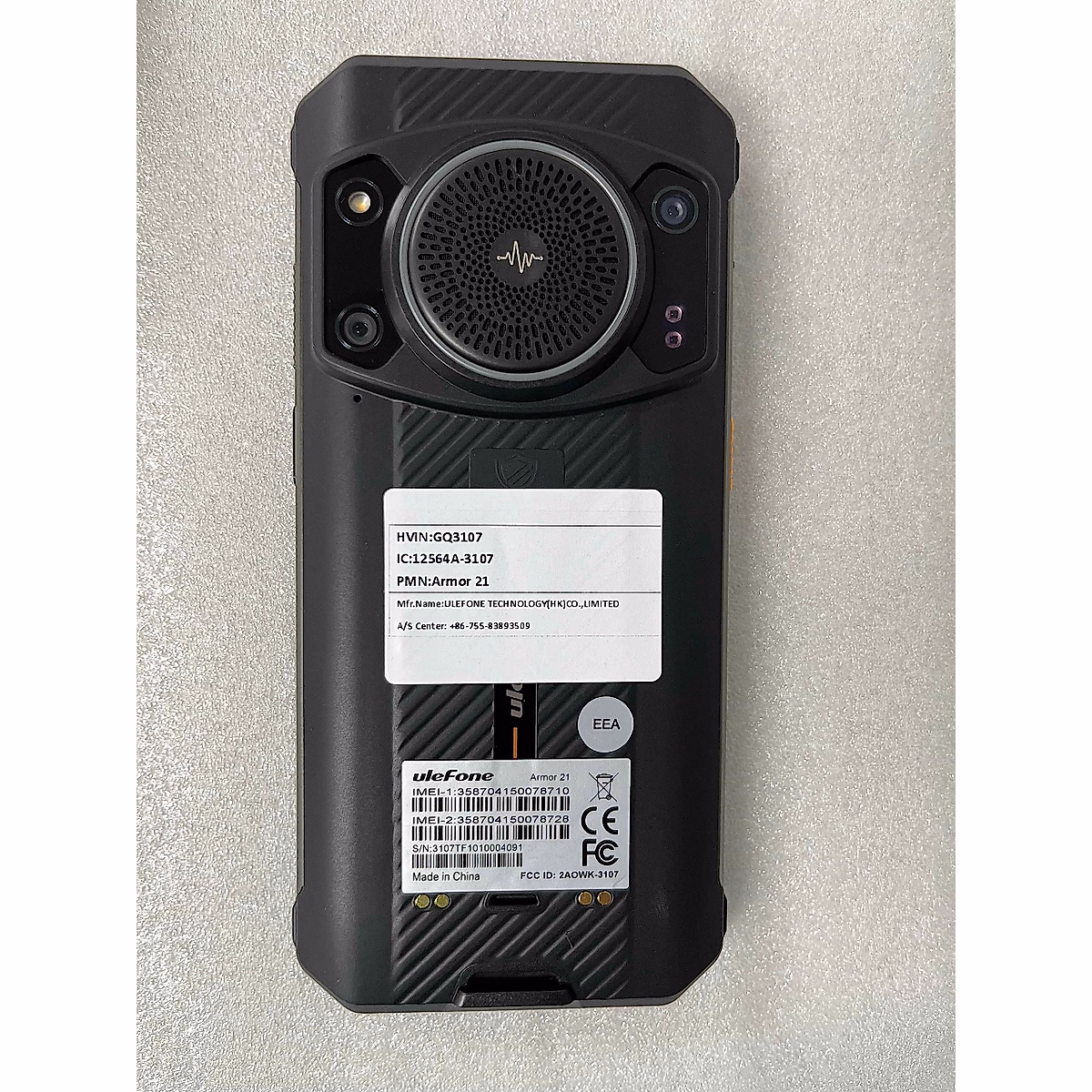 Ulefone Armor 21 Android 13 Rugged Smartphone Unlocked, MTK Helio G99 16GB+256GB Cell Phone, 3.5W Big Speaker, 64MP+24MP Night Vision Camera, 6.58"FHD+, 9600mAh, Dual SIM 4G Rugged Phone, NFC GPS OTG