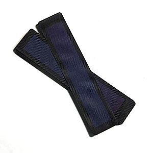 NUZAMAS Flexible Solar Panel Mini Thin Film Solar Cell Battery Charger Solar Energy Charging Home Science DIY Projects 1.5V 0.7W | 270mm x 55mm