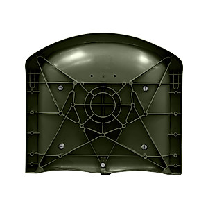 Wise 8WD139 Series Molded Fishing Boat Seat with Marine Grade Cushion Pads, Green Shell, Green Cushion