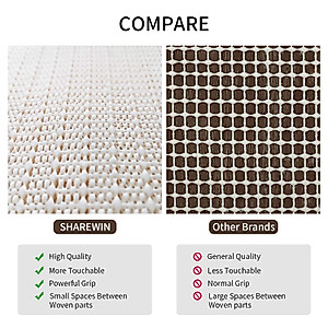 8x10 Non-Slip Area Rug Pad Gripper for Any Hard Surface Floors Keep Your Rugs Safe and in Place