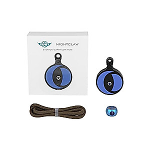 OKNIFE Nightclaw Mini Keychain EDC Folding Pocket Knife, D2 Hawkbill Blade and G10 Handle, for Outdoor, Survival, Camping and Gift (Blue)