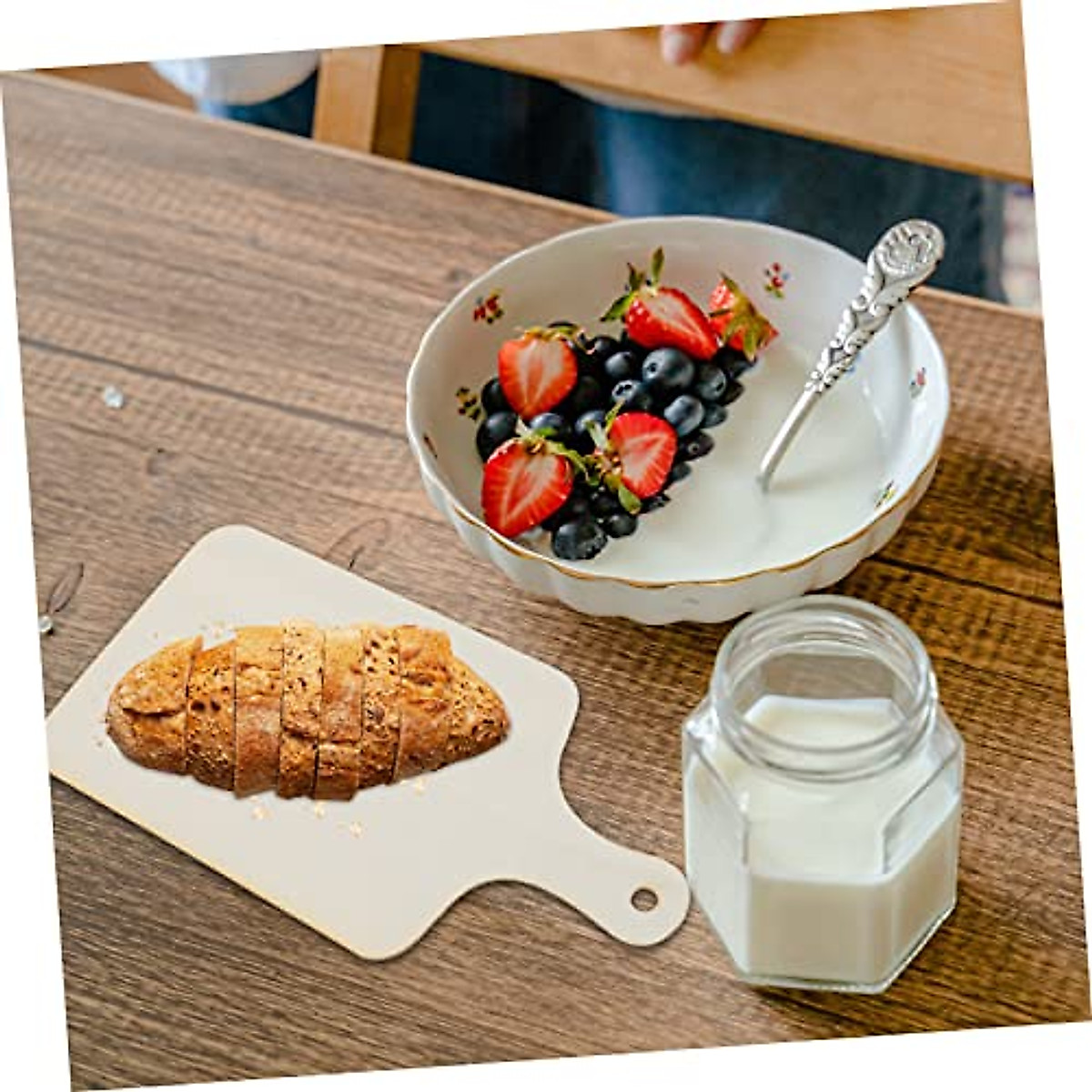 EXCEART 4 Pcs DIY Tray Large Wood Tray Bread Cutting Board Cake Spatula Potato Chopping Board Chopping Board Tray for Kitchen Wooden Serving Wooden Bread Tray Photography Prop Breadboard