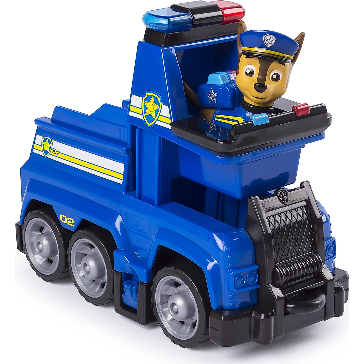 Paw Patrol 6045905 Chase’s Ultimate Rescue Police Cruiser with Lifting Seat and Fold Out Barricade