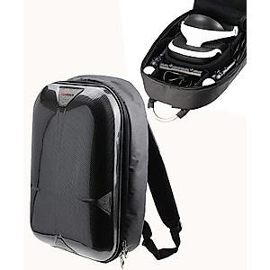 Navitech Rugged Grey VR Backpack Compatible with The Playstation VR2 Headset