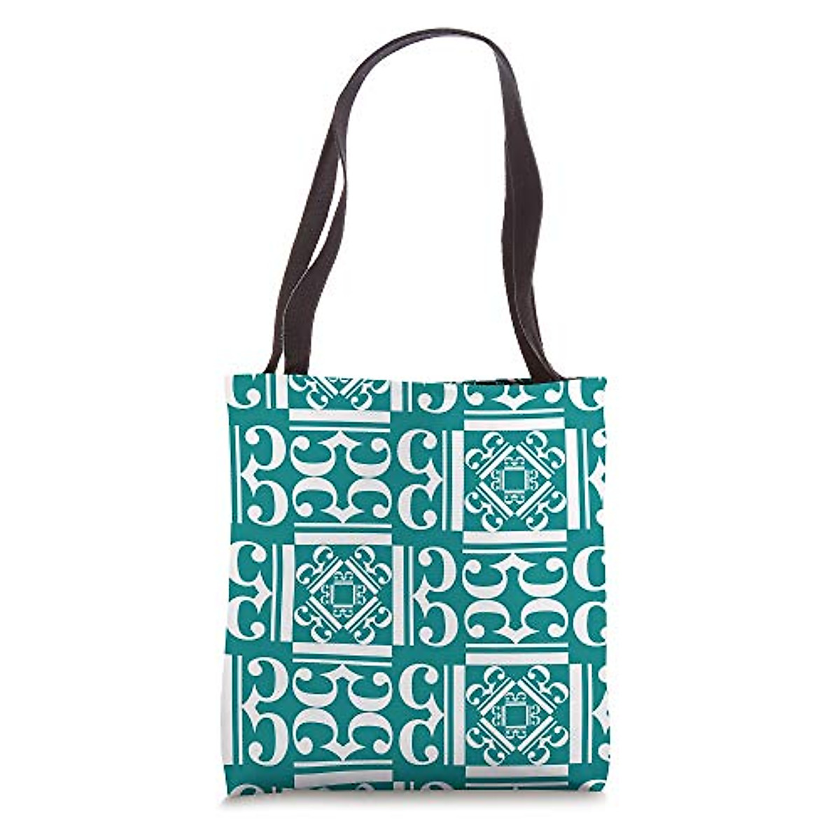 Alto Clef / Tenor Clef / C Clef Design Viola Players - Teal Tote Bag