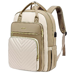 LOVEVOOK 15.6 Inch Laptop Backpack for Women,Fashion Work Travel Backpack,Waterproof Day Pack Purse for Teacher Nurse