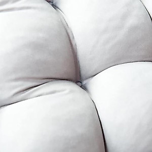 TESICA Rocking Chair Cushion with Ties Non Slip Adirondack Chair Cushion Patio Chair Cushions Rocking Chair Cushions High Back Chair Cushions for Garden Indoor Outdoor, Grey, 47x20in