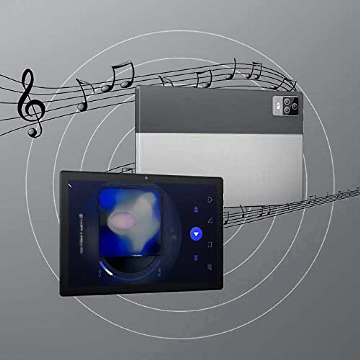 Tablet Android 8.1 Operating System 10.1-inch HD Display Octa Core Processor 4GB RAM and 32GB ROM TF Expansion Support Built-in WiFi Bluetooth GPS Tablet